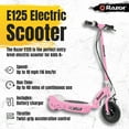 Razor E125 Kids Motorized Electric Scooter, 24V Battery Powered, Fast ...
