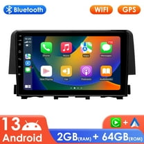 Ossuret Android 13 Bluetooth Apple CarPlay 2+32GB Wifi AUX Car Stereo ...