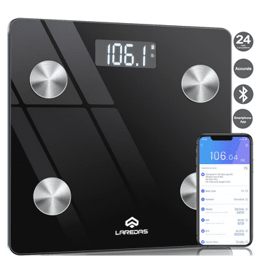 BWell Bluetooth Smart Scale with App – Track Weight, BMI, Body Fat ...