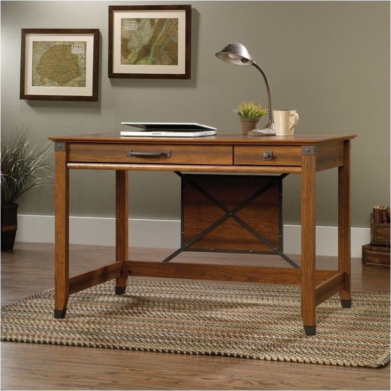 Pemberly Row Writing Desk in Washington Cherry - Walmart.com