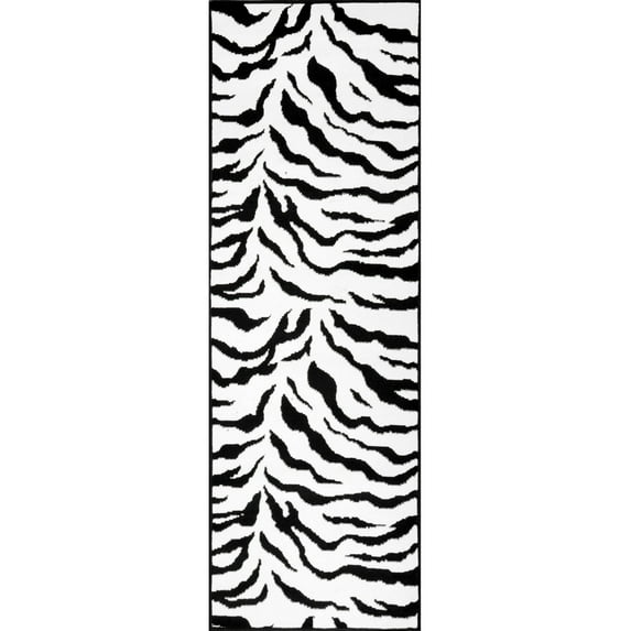 nuLOOM Machine-Made Zebra Print Area Rug or Runner - Walmart.com