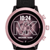 Michael Kors - Access MKGO Smartwatch 43mm Aluminum - Black With Black ...