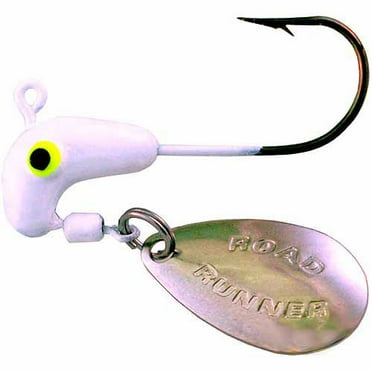 Blakemore Road Runner, 1/16-ounce, White, Underspin Fishing jig ...
