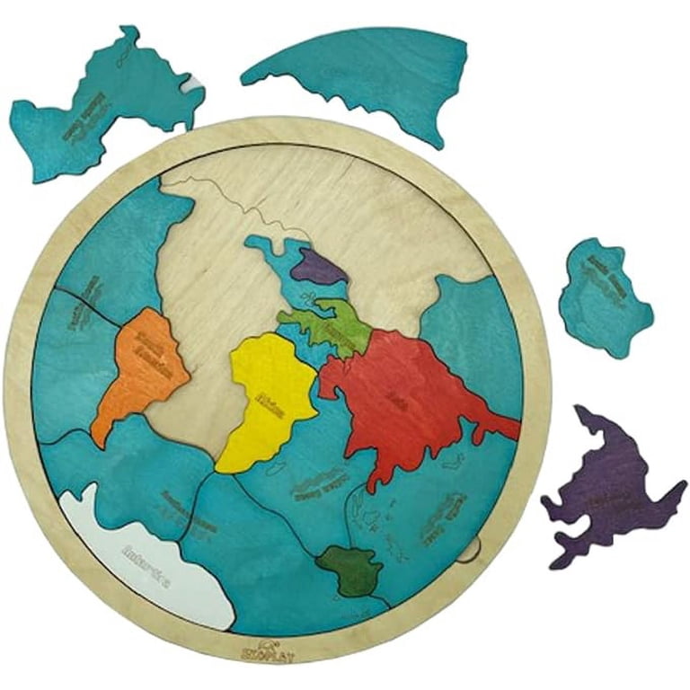 Pangea Puzzle Pieces
