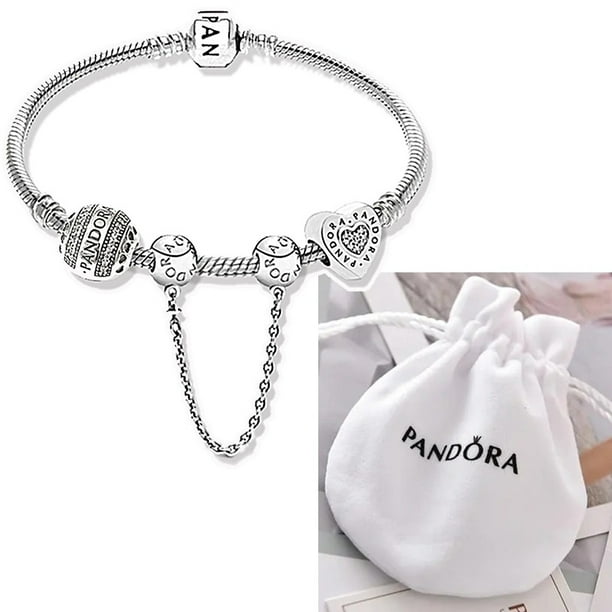 Pulsera Pandora Con Charms De Plata 925 De Cadena De 19cm Encantos Con ...