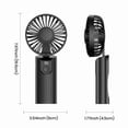 3 In1 Mini Portable Handheld Fan 5000Mah Rechargeable Foldable Fan ...