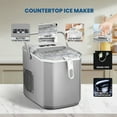 LHRIVER Portable Compact Self-cleaning Ice Maker With Handle and Ice ...