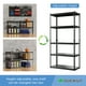 Slsy 3 Pack 72"H x 36"W x 18"D Garage Shelving, Heavy Duty Steel ...