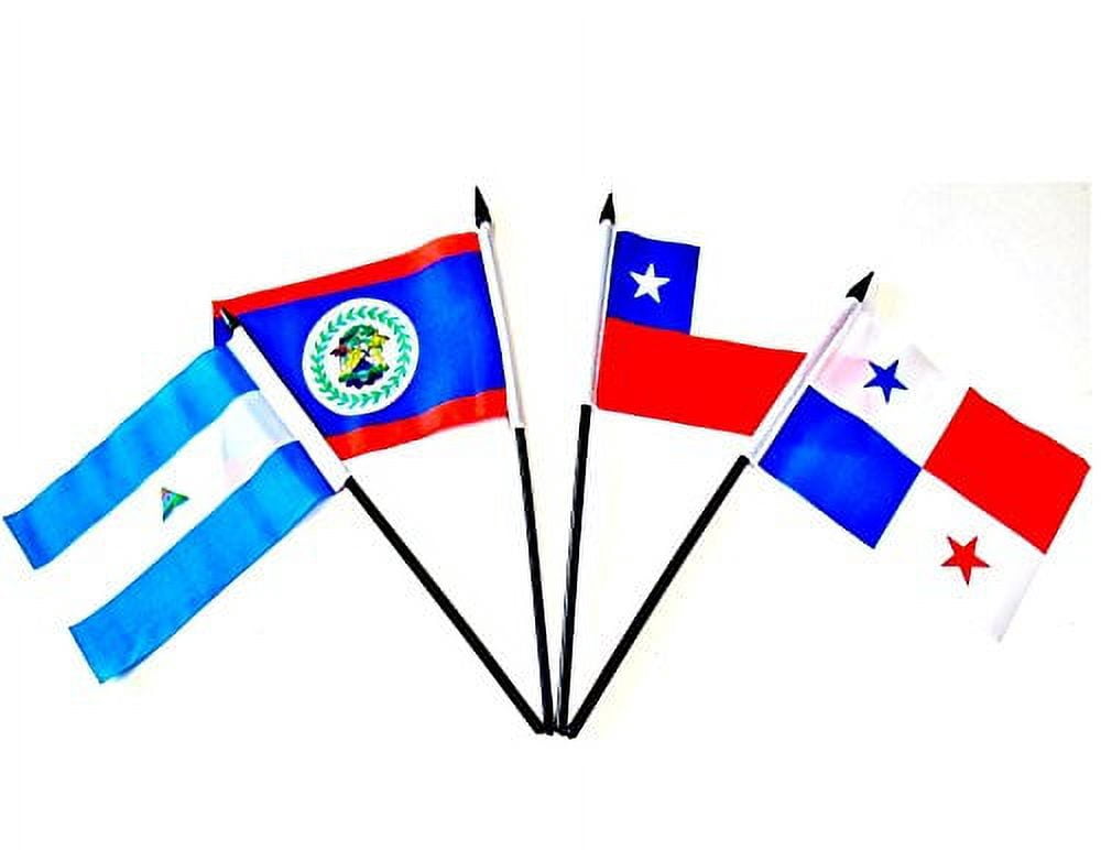 Latin American Flags With Names