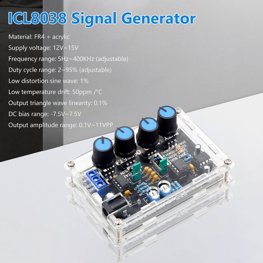 ICL8038 Low-Frequency Signal Generator DIY Kit Multi-Function Multi ...