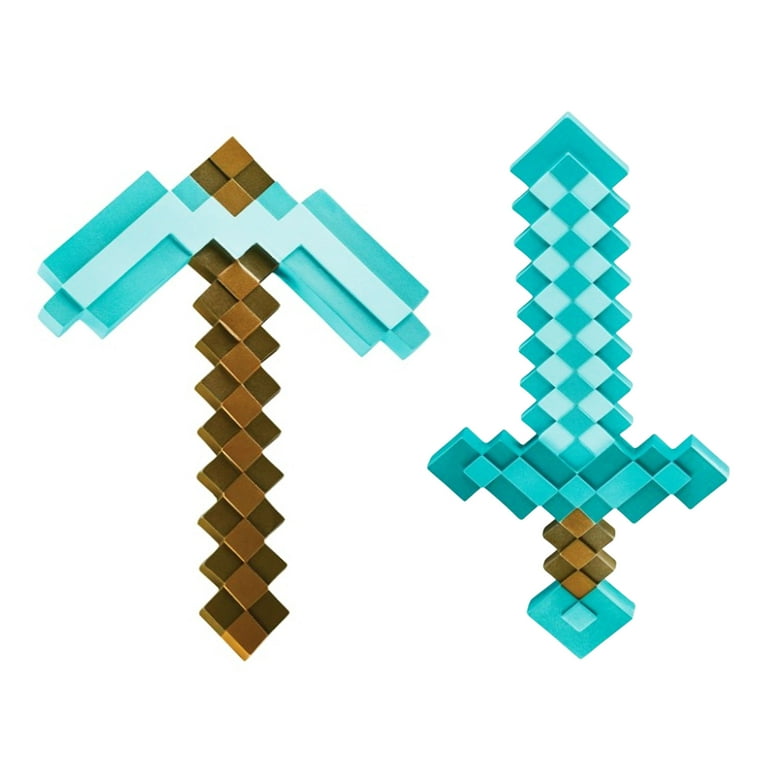 Diamond Pickaxe And Sword