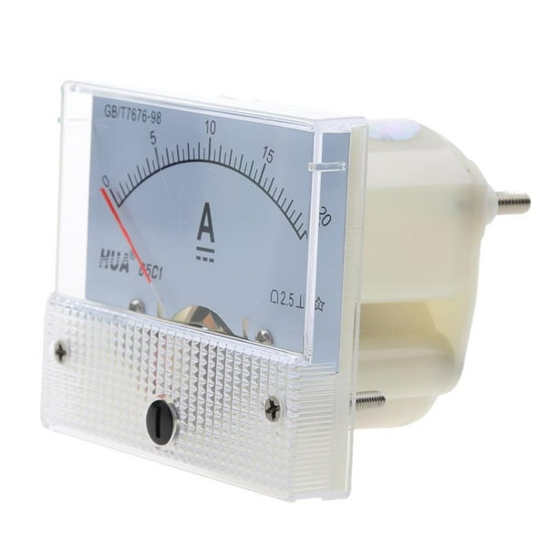 Analog electricity meter DC 20A ampere meter for circuit testing amps ...