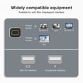 Xiwai Angled Mini DisplayPort 1.4 Male to DP Female 8K 60hz Adapter ...