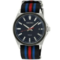Seiko Men's SUR209P1, quartz,black dial,Stainless Steel Case and ...