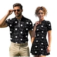 Aplkyhs Black Matching Golf Shirts for Couple Lightweight Mens Hawaiian ...