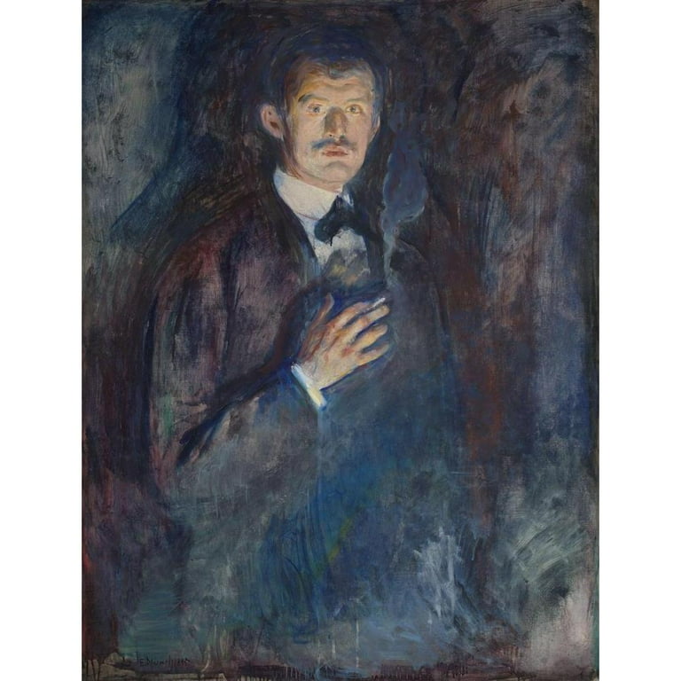 Edvard Munch Portrait Edvard Munch’s Self Portraits