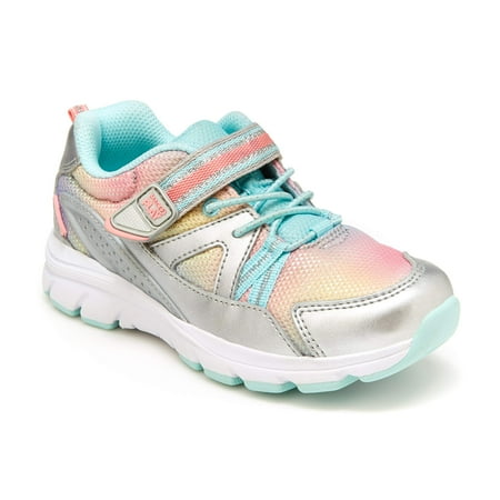 Stride Rite girls Made2play Journey Adaptable Running Shoe, Silver ...