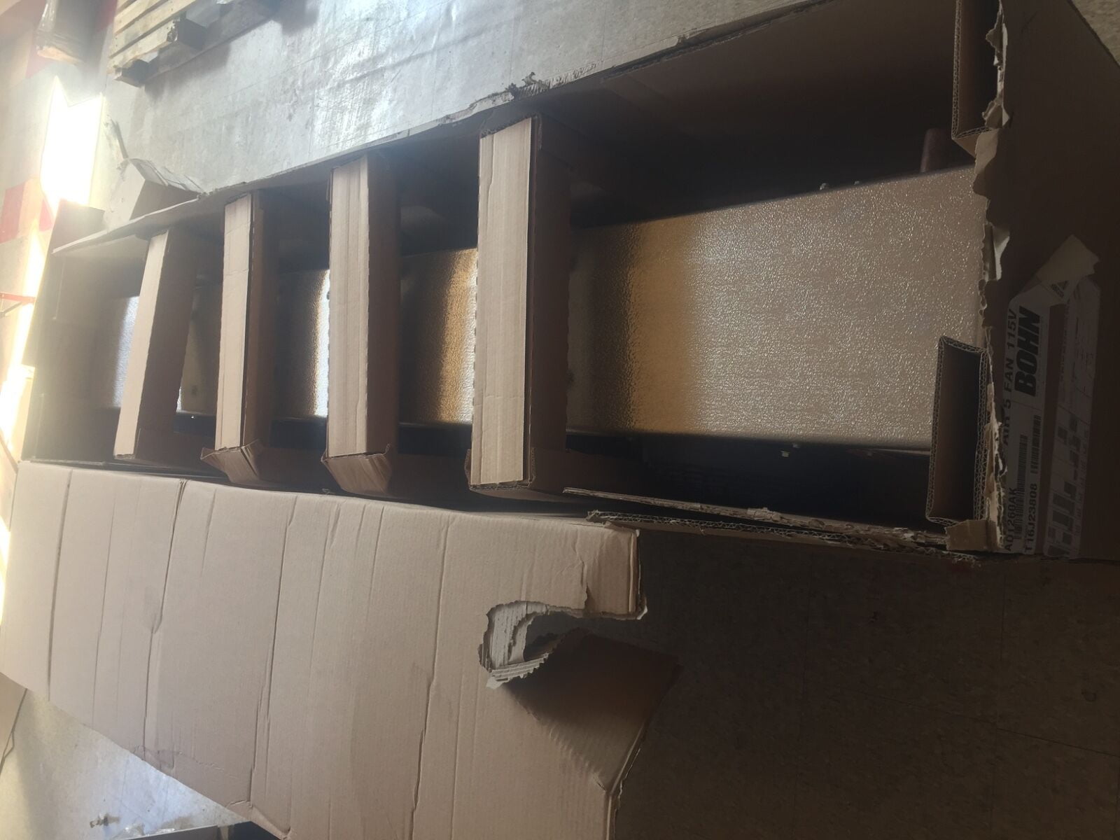 Heatcraft Bohn 5 fan ADT260AK Low Profile Unit Cooler Air Defrost (115V ...