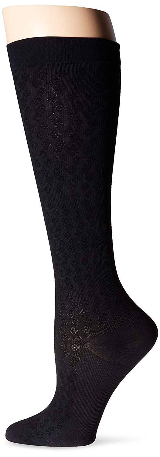 Activa Sheer Therapy Women's Pattern Socks 15-20 mmHg Knee High - Walmart.com