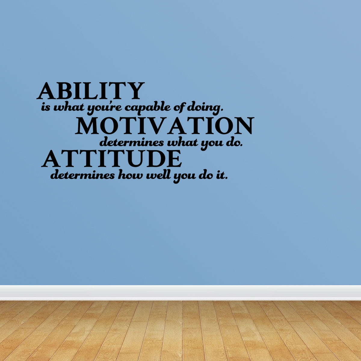 Empresal Ability Is What You're Capable Of Doing Motivation Determines ...