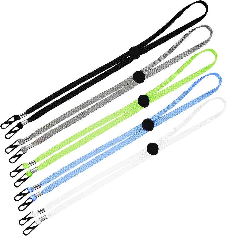 5 Pcs Adjustable Lanyard Neck Mask Lanyard Safety Mask Holder Ear ...