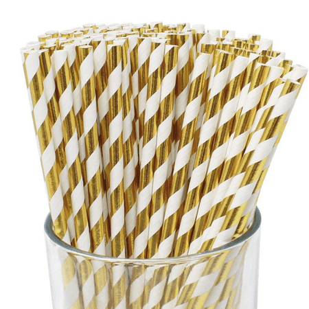 Premium Disposable Drinking Striped Paper Straws ，Drinking Striped ...