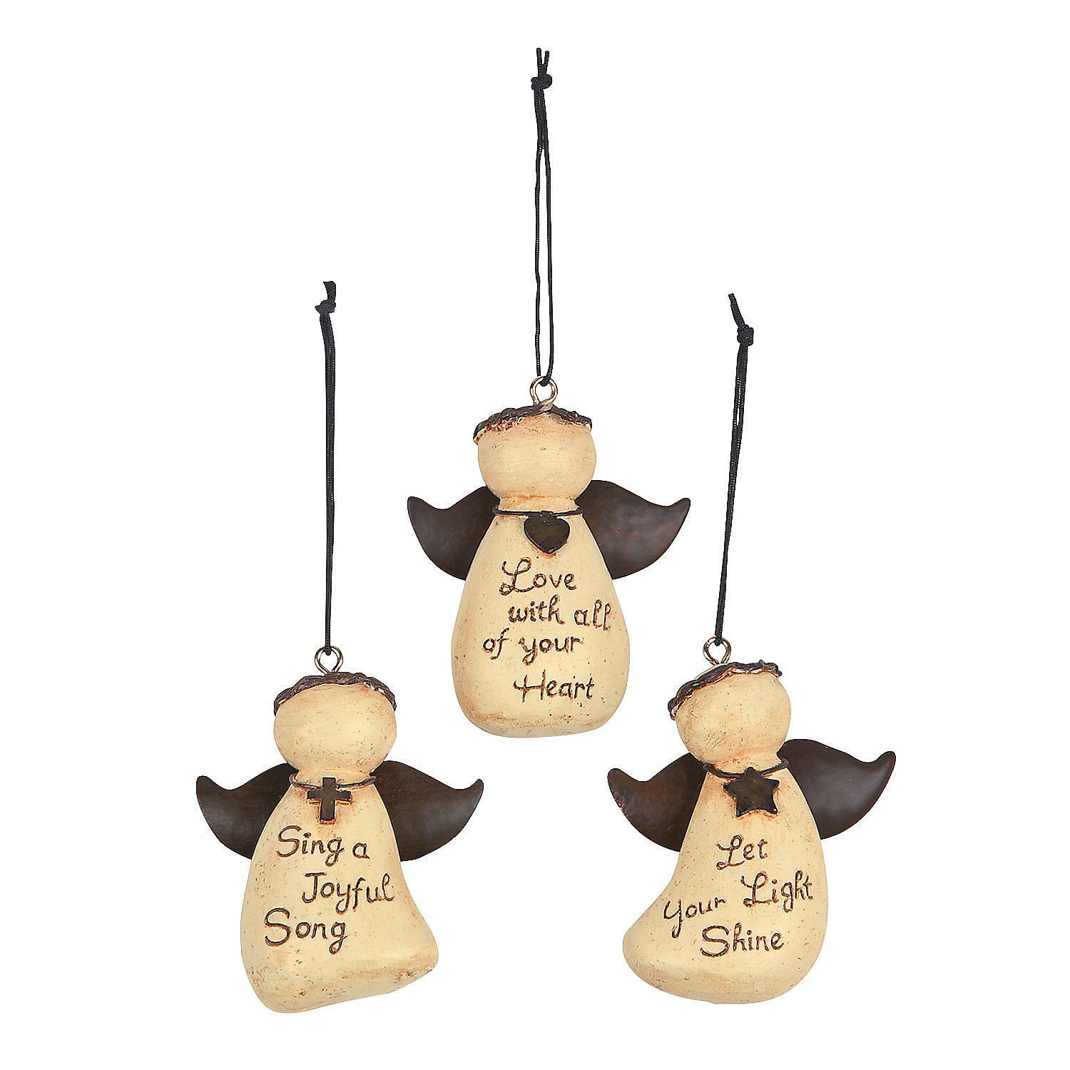 Mini Angel Ornaments - Home Decor - 12 Pieces - Walmart.com