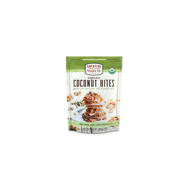 Creative Snacks Organic Coconut Bites (14 oz.) - Walmart.com