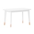 Buzz & Bloom Kids 4-Piece Wood Table, 2 Chairs, and Bench Seating Set ...