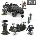 MEGA Halo Infinite UNSC Razorback Blitz Building Kit with 4 Figures ...