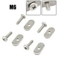 4Pack Stainless Steel Kayak M6 Screws & Nuts Rail Track Mount Tie Down ...