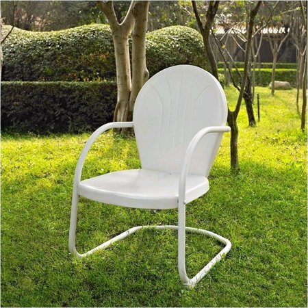 Pemberly Row Metal Chair in White | Walmart Canada