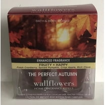 Bath and Body Works The Perfect Autumn Wallflowers 2 Bulbs 0.8 Fl Oz ...