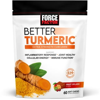 Force Factor Better Turmeric Joint Support Supplement with Turmeric and ...