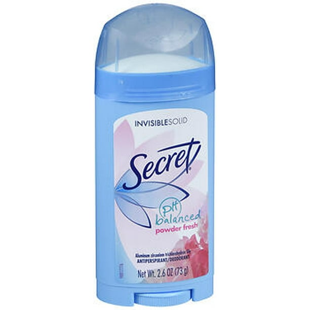 Secret Invisible Solid Anti-Perspirant/Deodorant pH Balanced Powder ...