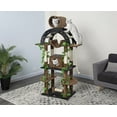 Go Pet Club Large Indoor Climbing Cat Tree & Condo, 71-in Tall Perch ...