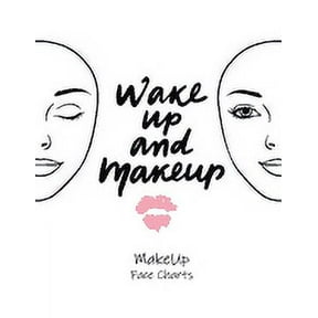 MakeUp Face Charts: Paper Practice Face Charts For Makeup Artists ...