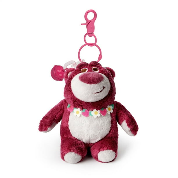 Lotso Keychain Kawaii Plush Toy Cute Stuffed Strawberry Bear Plushie ...