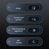 Portable Folding Soft Fill Light with 3 Model Adjustable Brightness For ...