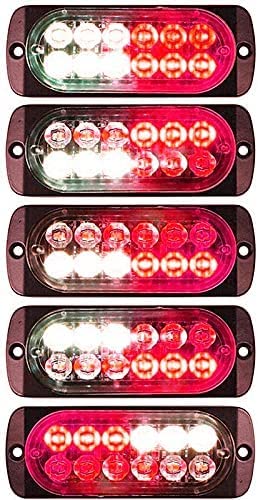 LINLIN 4 Pack 12LED Emergenty Warning Lights,LED Safety Emergency ...