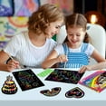 ZMLM 93Pcs Rainbow Scratch Paper Art for Kids Paper Scratch Magic ...