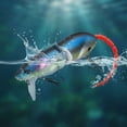 Bisitoy Topwater Mouse Fishing Lures, Multi-Segment Pencil Bait for ...