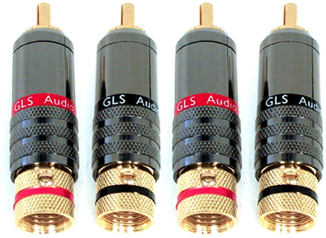 4 GLS Audio Locking RCA Plugs Component Plug | Walmart Canada