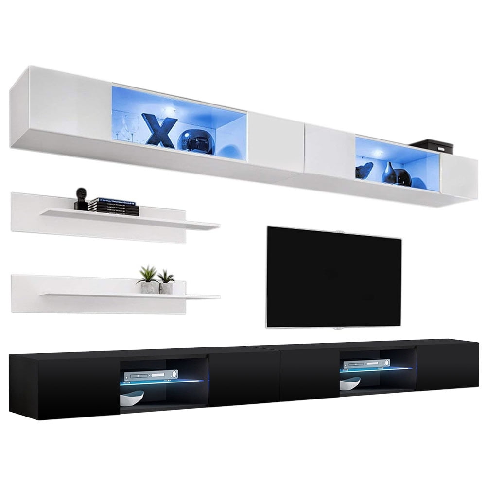 Fly I 33TV Wall Mounted Floating Modern Entertainment Center - Walmart.com