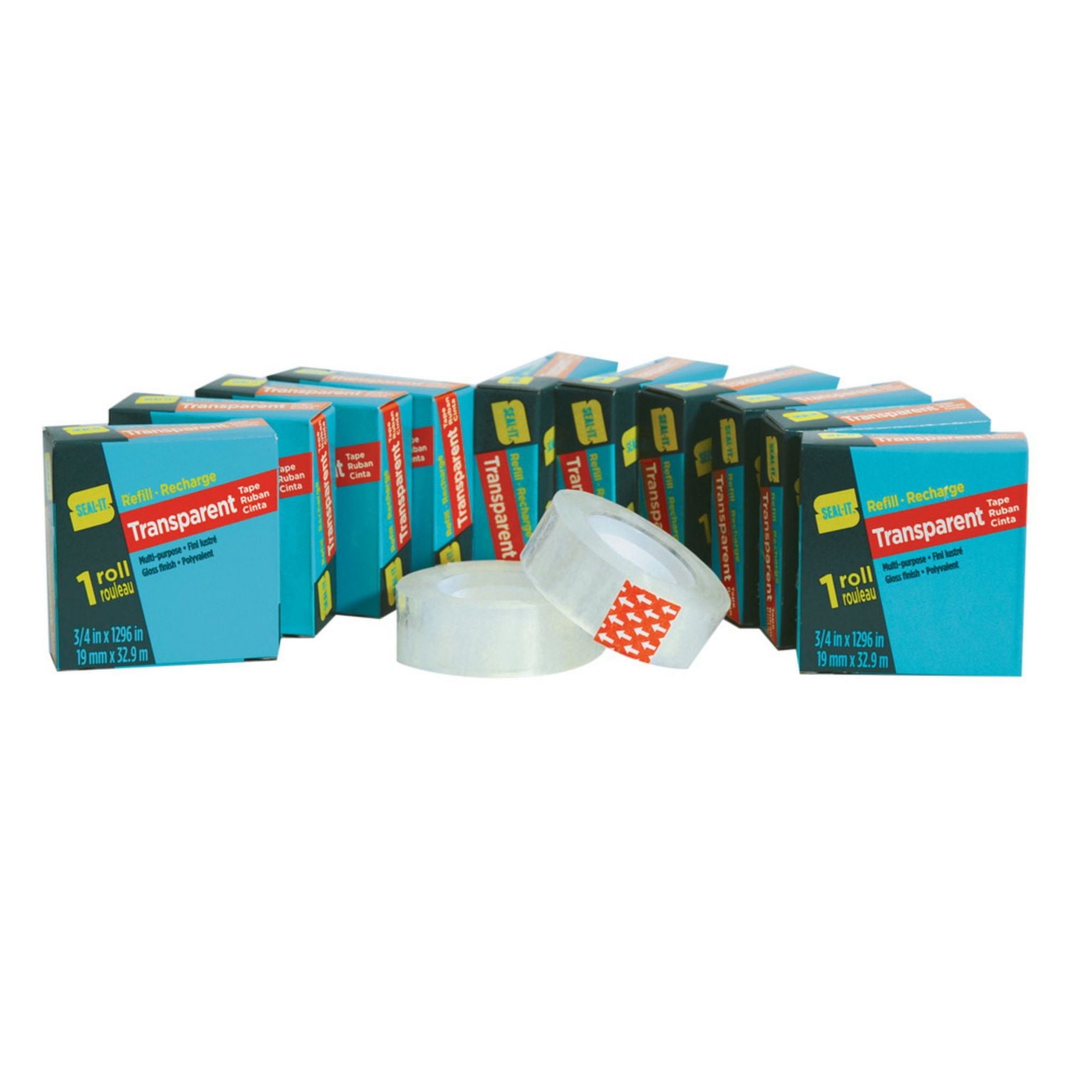 Click here for Seal-It Transparent Stationery Tape Refill Rolls 3... prices