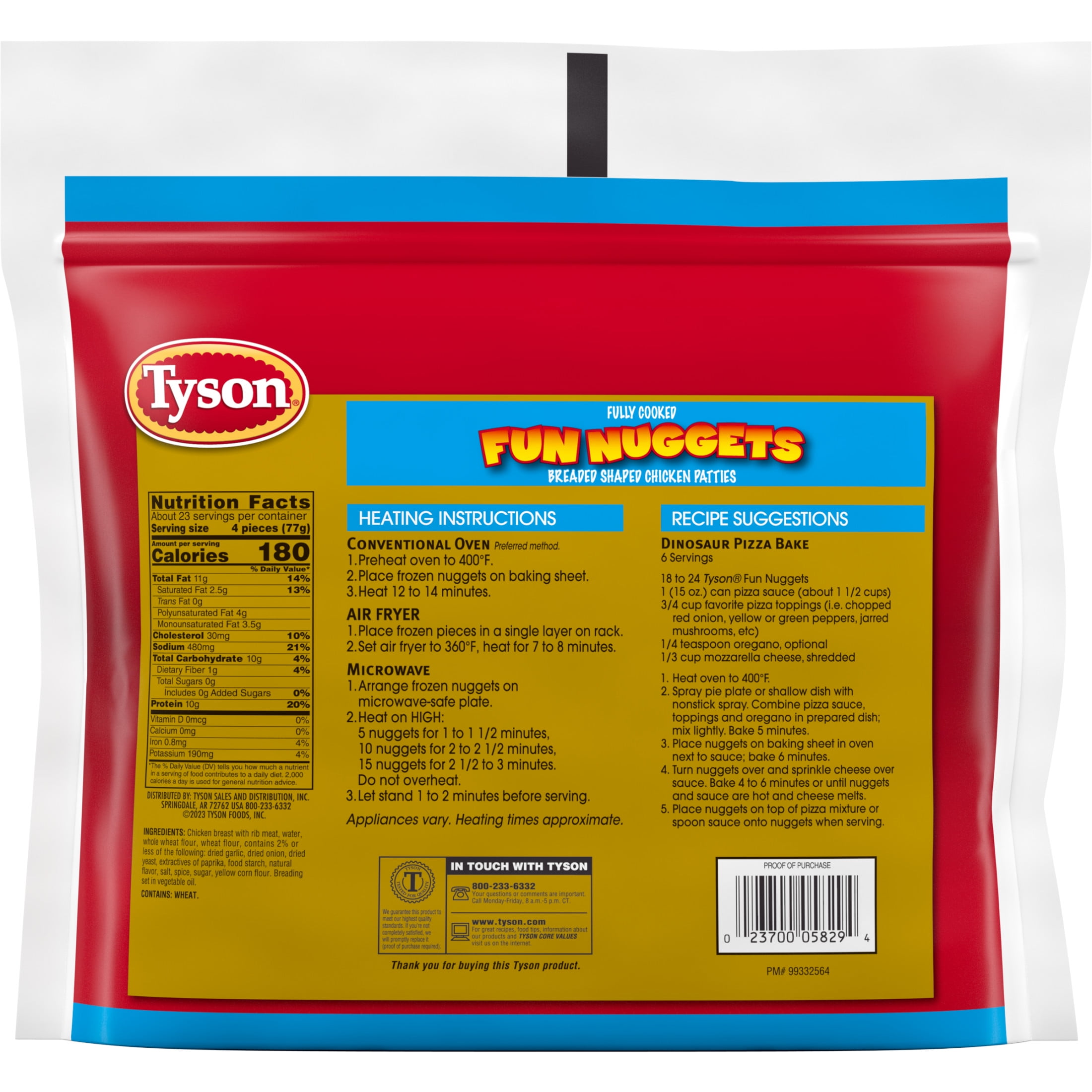 Tyson Dinosaur Chicken Nuggets