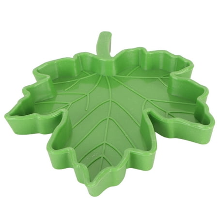 Plastic Maple Leaf Shape Reptile Water Feeder For Geckos Lizards ...