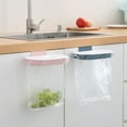 kiskick Over the Door Trash Bag Rack - Good Load Capacity with Lid - PP ...