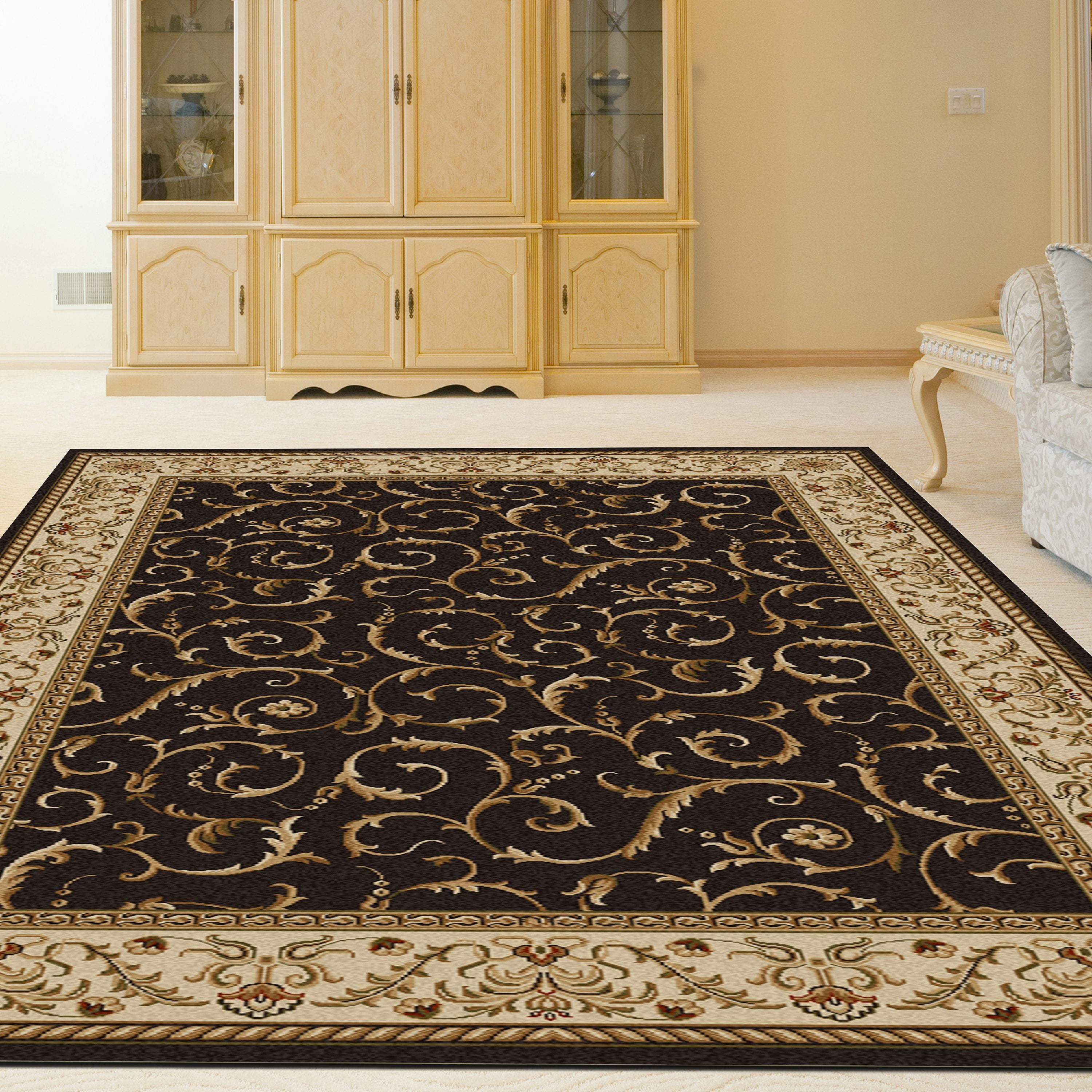 Radici USA Como 1599 Area Rug - Brown - Walmart.com