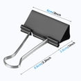 Extra Large Binder Clips 2 Inch, 40 Pack Jumbo Paper Clips for Office ...